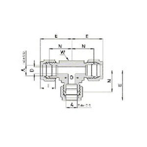 HAM-LET® 764LSS1/4 HAM 764LSS1/4