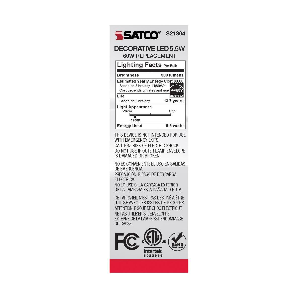 SATCO® S21304 527881