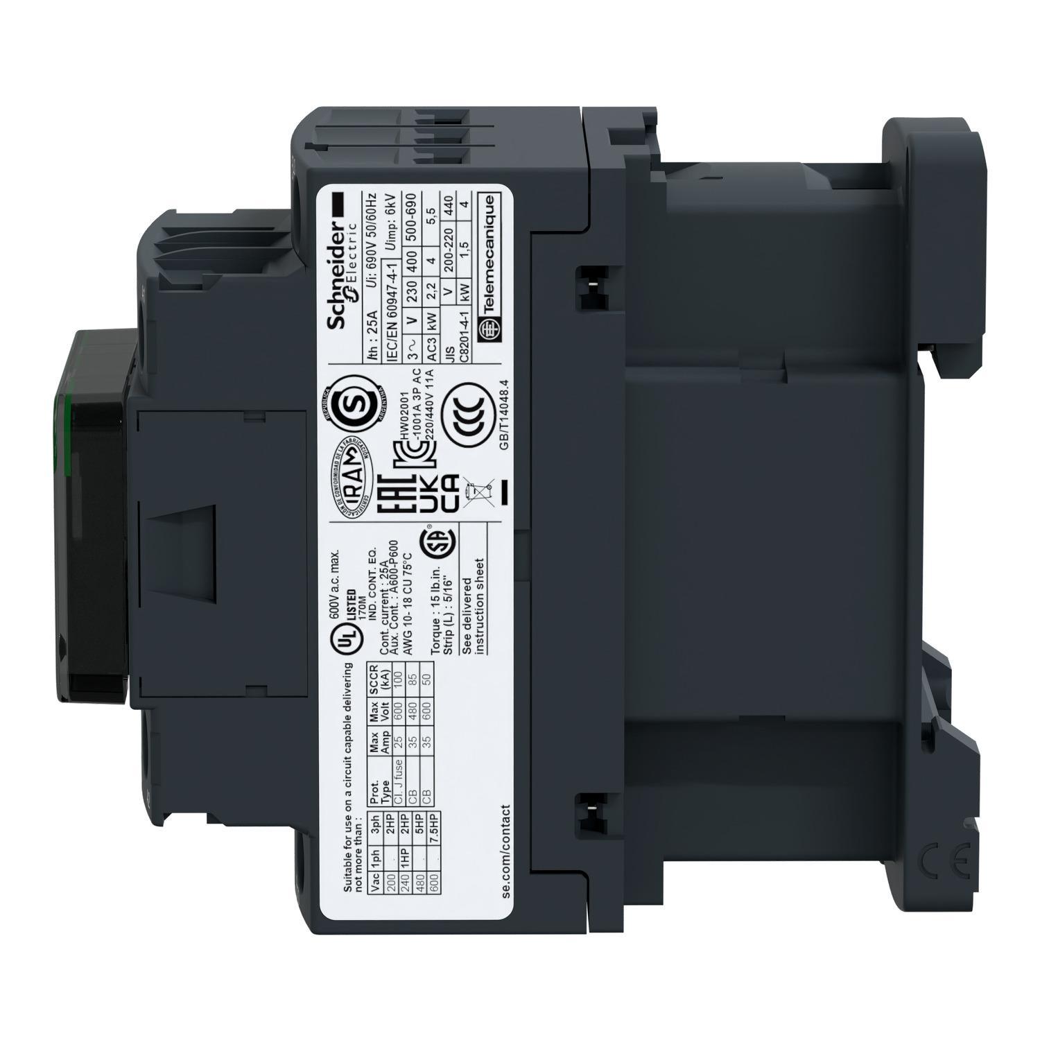 Schneider Electric LC1D12E7 SCH LC1D12E7